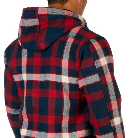 Wolverine | Shirts | New Mens Wolverine Flannel Hoodie Jacket Shirt ...